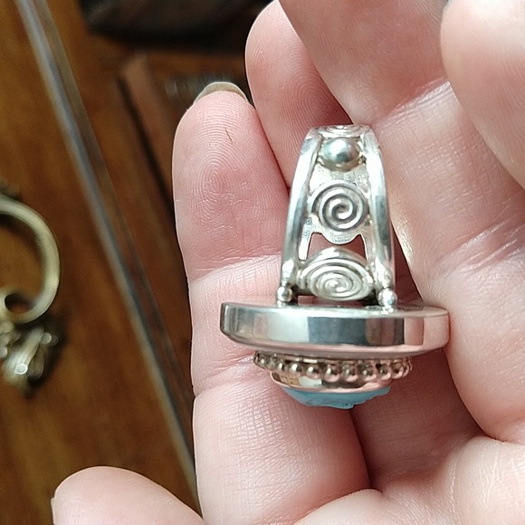 Sajen | Jewelry | Sajen Sterling Silver 925 Turquoise Face Mop Halo ...